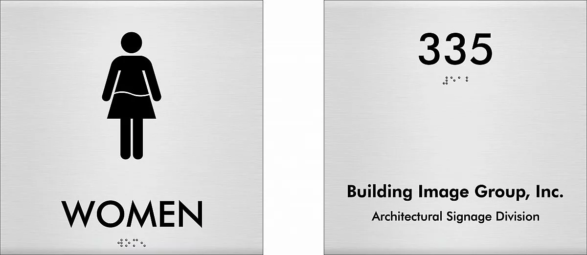 ADA-Compliant Signs | Braille, Tactile & Code… | Building Image Group