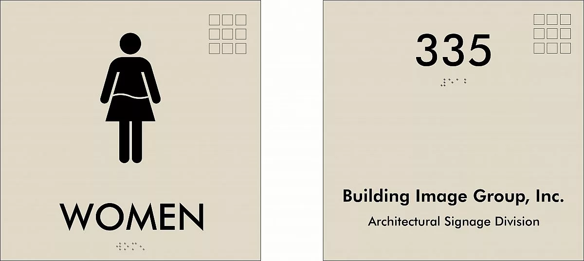 ADA-Compliant Signs | Braille, Tactile & Code… | Building Image Group